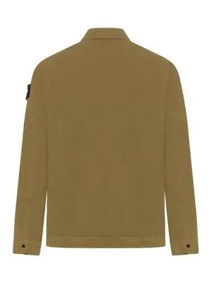Stone Island Organic Cotton Zip-up Overshirt - Multicolor