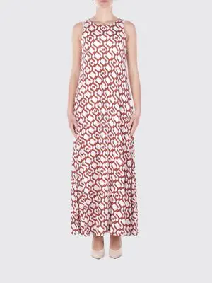 Max Mara Sleeveless Printed Maxi Dress - Multicolor