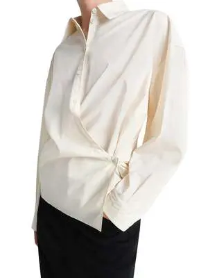 LEMAIRE Twisted Cotton Shirt - Multicolor