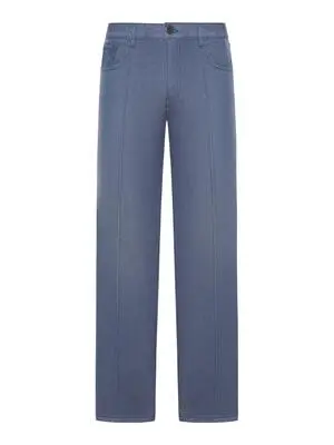 Prada Washed Denim Five-pocket Jeans - Blue