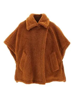 Max Mara Tebe Wool Cape - Multicolor