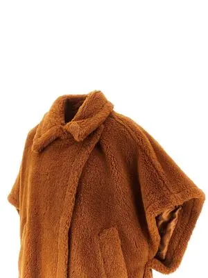 Max Mara Tebe Wool Cape - Multicolor