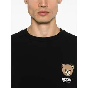 Moschino Cotton Blend Graphic Print Sweatshirt