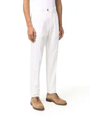 Brunello Cucinelli Tailored Cotton Trousers