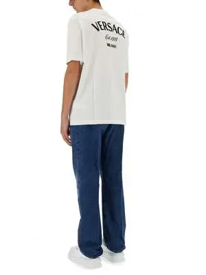 Versace T-shirt With Logo