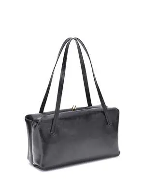 JIL SANDER Small Goji Pillow Shoulder Bag - Black