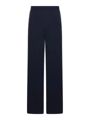 Giorgio Armani Lyocell And Froissé Silk Pants - Brown
