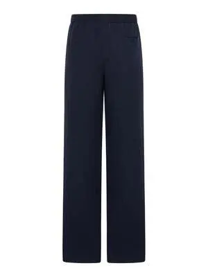 Giorgio Armani Lyocell And Froissé Silk Pants - Multicolor