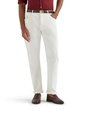 Brunello Cucinelli Slim Fit Stretch Cotton Jeans