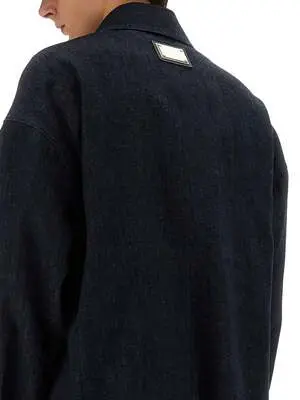 Dolce & Gabbana Selvedge Denim Blouson Jacket - Blue