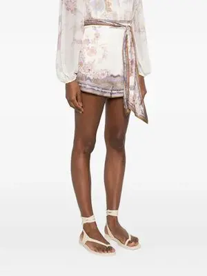 Zimmermann Luna Scarf Tie Short - Multicolor