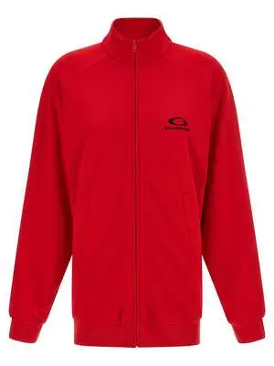 Balenciaga Back Tracksuit' Dress - Red