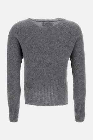 Simone Rocha Embellished Cashmere Cardigan With Crystals And Faux Pearls