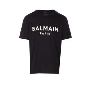 Balmain Print T-shirt - Black
