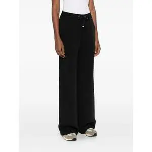 Herno High-waisted Wide-leg Trousers - Blue