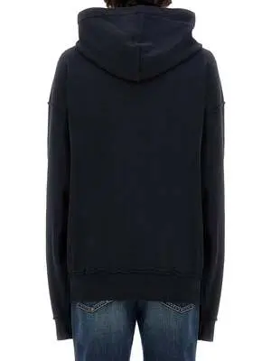 Dolce & Gabbana Printed Anchor Hoodie - Blue