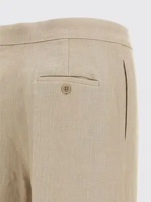 Max Mara Tailored Linen Trousers - Cream