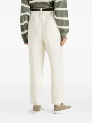 Brunello Cucinelli Straight Natural Trousers