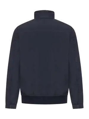Stone Island Technical Fabric Jacket With Compass Logo - Blue