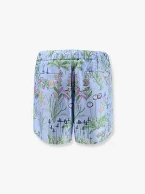 Gucci Printed Silk Shorts - Multicolor