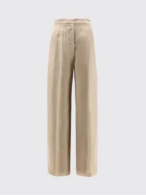 Max Mara High Waisted Wide Leg Silk Pants