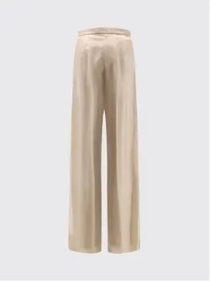 Max Mara High Waisted Wide Leg Silk Pants