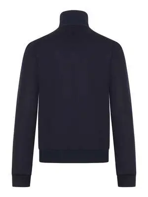 Gucci Technical Jersey Zip-up Jacket With Web Tape