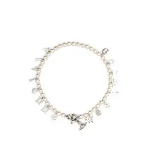 VIVIENNE WESTWOOD Tone Pearl Orb Pendant Necklace - Silver