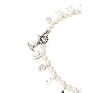 VIVIENNE WESTWOOD Tone Pearl Orb Pendant Necklace