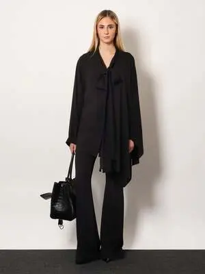 Balenciaga Shirt With Bow Detail - Multicolor