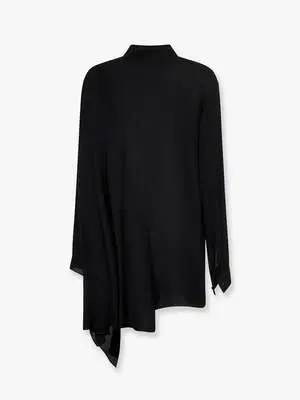 Balenciaga Shirt With Bow Detail - Multicolor