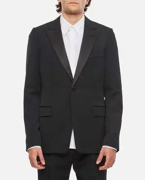 LANVIN Wool Tuxedo Jacket - Multicolor
