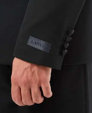 LANVIN Wool Tuxedo Jacket - Multicolor