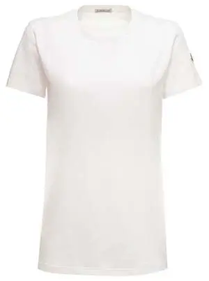 Moncler Jersey T-shirt With Patched Logo