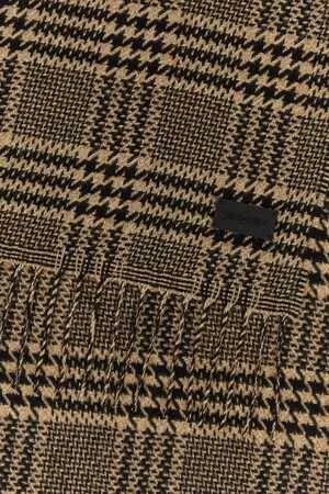 Saint Laurent Embroidered Silk Blend Scarf - Multicolor