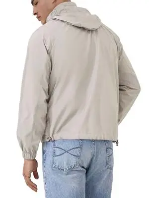Brunello Cucinelli Technical Fabric Jacket With Hood
