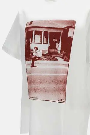 A.p.c. Short-sleeve T-shirt With A Print