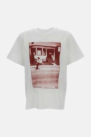 A.p.c. Short-sleeve T-shirt With A Print - Multicolor