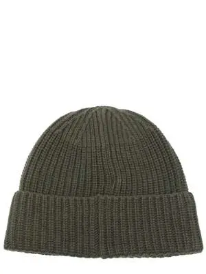 Stone Island Wool Beanie With Logo - Multicolor