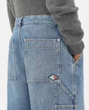 Bottega Veneta Bermuda Cargo Denim Shorts