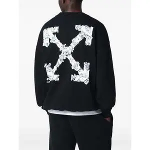 Off-White Arrow Motif Crew Neck Sweatshirt
