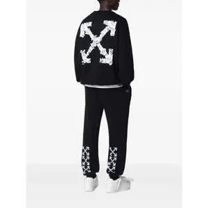 Off-White Arrow Motif Crew Neck Sweatshirt