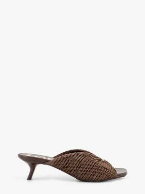 Loewe Raffia Mules Clogs For Women