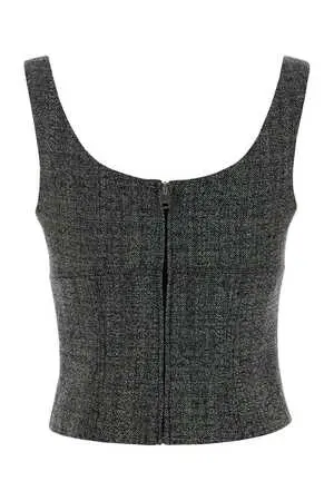Gucci Two-tone Wool Tank Top