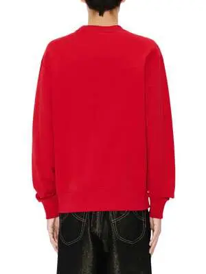 Kenzo Embroidered Boke Flower Cotton Sweatshirt - Red