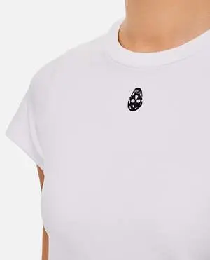 Alexander McQueen Embroidered Skull Logo T-shirt