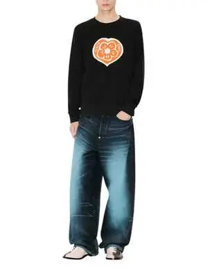 Kenzo Boke Heart Cotton Sweatshirt