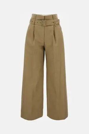 Simone Rocha Pleated Trousers With Belt Loops