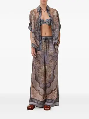 Zimmermann Wanderlust Relaxed Silk Pants