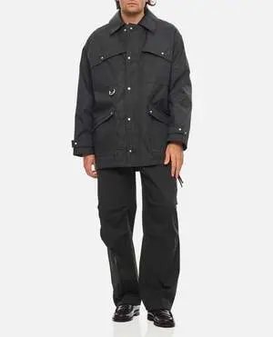 Fendi Coated Canvas Logo Blouson